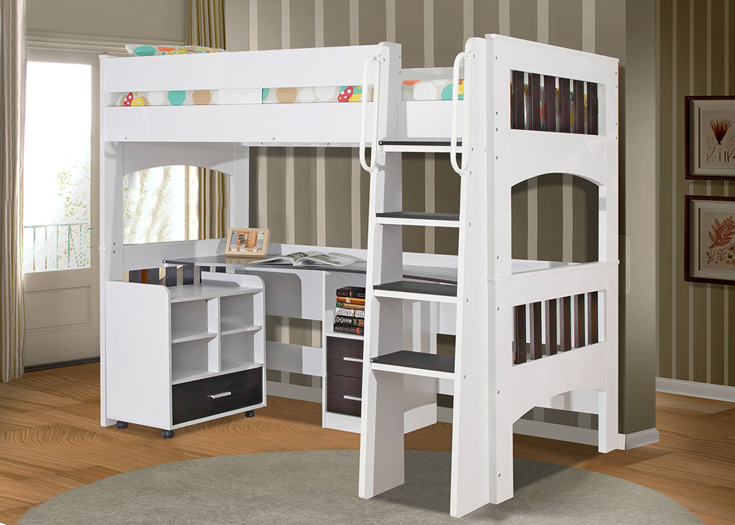 Miami King Single Loft Bunk NZ Lifestyle Imports Miami King Single Loft Bunk NZ Lifestyle Imports